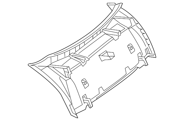 253-740-10-00-9051 - Lower Gate Trim 2017-2020 Mercedes-Benz | Mercedes ...