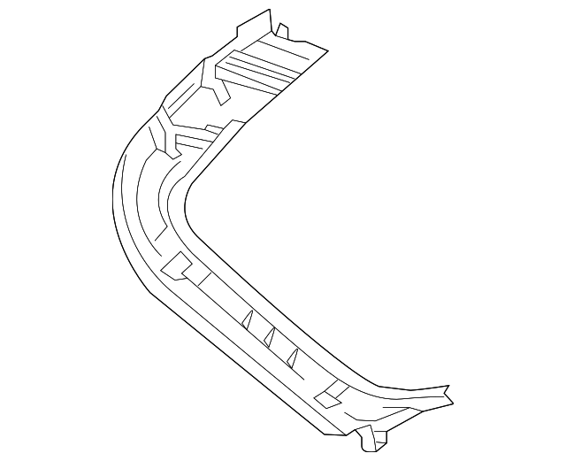 253-740-11-00-9051 - Upper Gate Trim 2017-2020 Mercedes-Benz | Mercedes ...