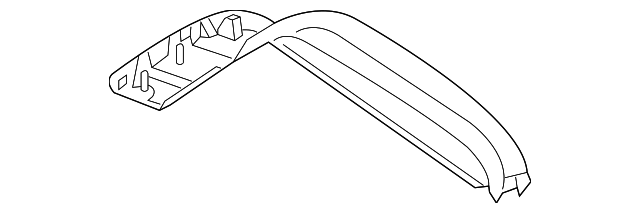 253-740-12-00-9051 - Upper Gate Trim 2017-2020 Mercedes-Benz | Mercedes ...