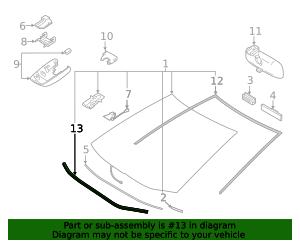 56153-02010 - Lower Molding - 2019-2022 Toyota Corolla | OEM Genuine ...