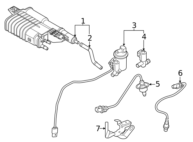 Genuine Vent Control Solenoid for 2019-2023 Hyundai | Part# 31430-G3000 ...