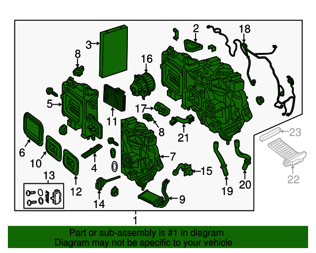 2016-2023 Mercedes-Benz Metris AC & Heater Assembly 4478303903 | MB ...