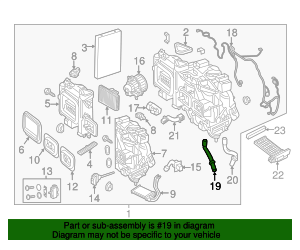 447-832-20-23 - Drain Hose 2016-2023 Mercedes-Benz Metris | Mercedes ...