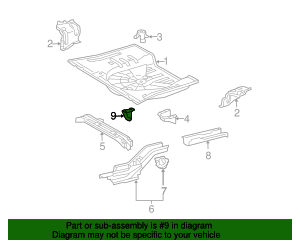 2004-2006 Scion Hook Transport Rear 51967-52030 | Toyota Parts Center