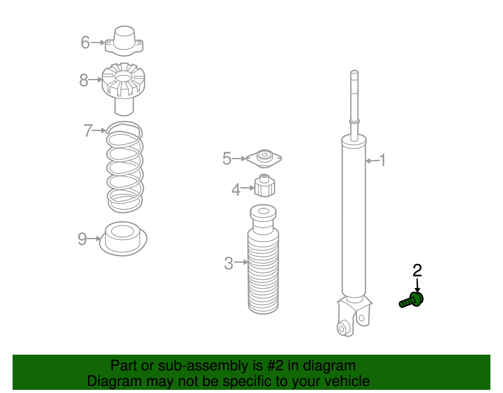 2008-2017 Infiniti Shock Bolt 54368-CA00A | Faulkner Infiniti of Willow ...