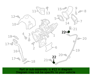 2008-2023 Mitsubishi Oil Feed Tube Gasket 1226A003 | Auto Parts