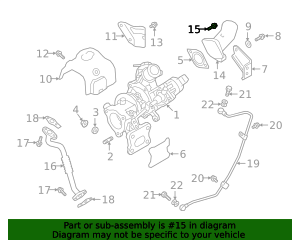 2012-2024 Mitsubishi Air Inlet Pipe Mount Bolt MF911342 | Mitsubishi ...