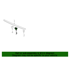 91513-TBA-A01 - 2016-2021 Honda Civic - Clip A Spoiler | Genuine Honda Parts