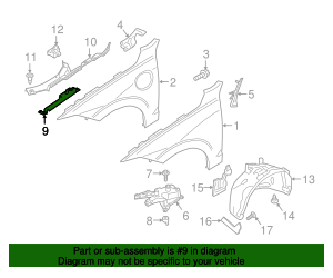 2018-2022 Volvo XC60 Front Bracket 31424581 | OEM Parts Online