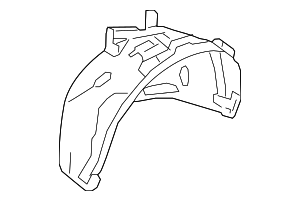 2018-2020 Volvo XC60 Fender Liner 31694871 | TascaParts.com