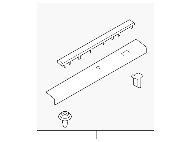 Ford EJ7Z-7813209-BV - Front Sill Plate - 2017-2019 Lincoln MKC | OEM ...