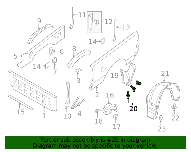 Tapping Hex Head Screw 6510175AA | My Mopar Parts