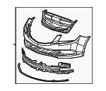 2014-2016 Buick LaCrosse Front Upper Bumper Cover 90904905 | NewGMParts.com