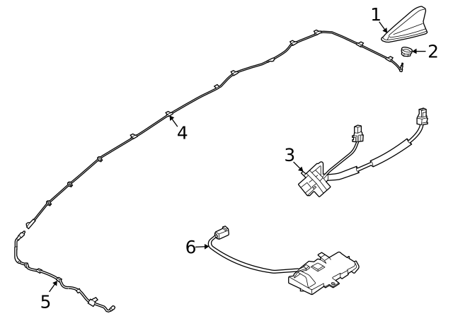 2021-2023 Hyundai Elantra Antenna Cable 96230-AA210 | OEM Parts Online
