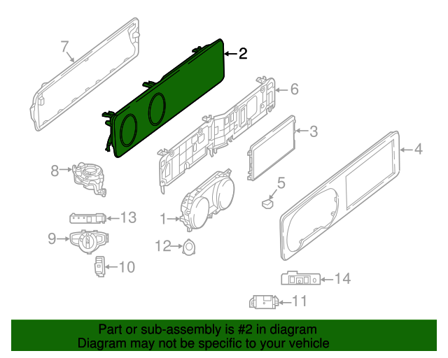 213-540-82-97-88 - Instrument Cluster 2017-2020 Mercedes-Benz ...
