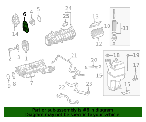 1770100400 - Engine Timing Cover 2015-2024 Mercedes-Benz ...