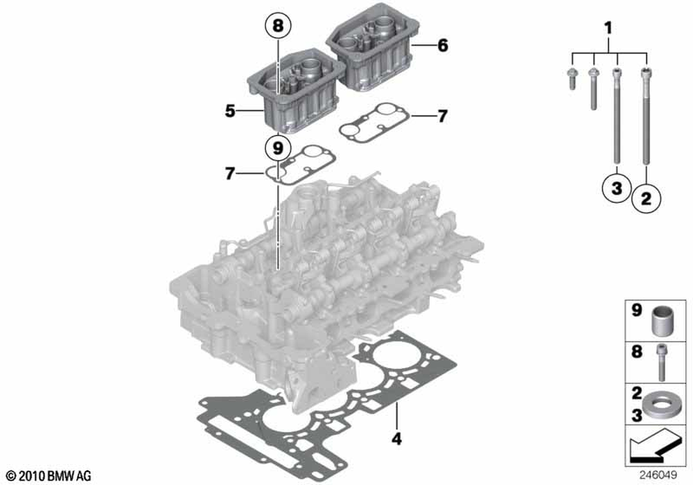 2010-2019 BMW Cylinder Head Gasket Asbestos-Free 11128676519 | Retail ...