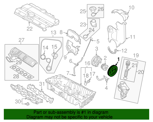 2004-2016 Volvo Vibration Damper 30731045 | TascaParts.com