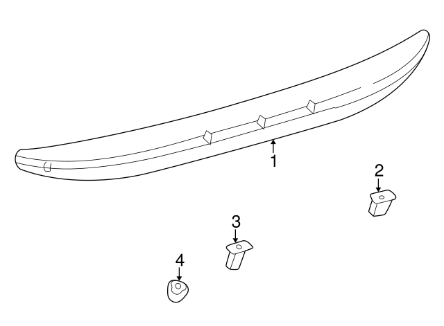 76085-24070-B4 - Spoiler 2006-2010 Lexus SC430 | AutoNationParts.com