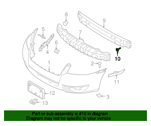 2008-2019 Ford Impact Bar Bolt W707050-S436 | Village Ford
