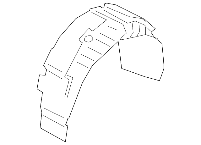 86821-J6000 - Wheelhouse Liner 2019-2020 Kia K900 | Kia.Parts Store