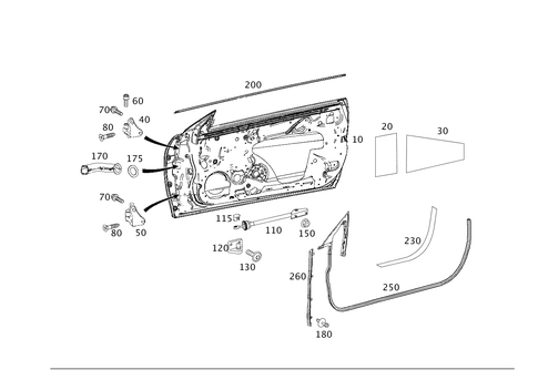 Front Doors for 2009 Mercedes-Benz CL63 AMG | Mercedes-Benz Parts
