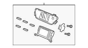 39711-T0A-A01 - Display Assembly, Center (Tft) (Panasonic) - 2012-2013 ...