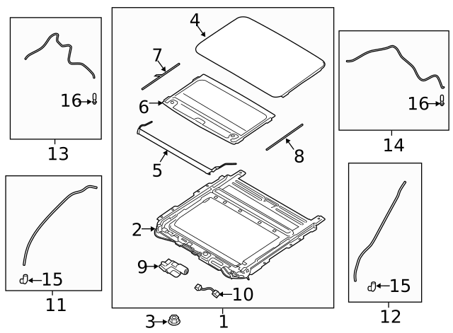 81690-S8000 - Deflector 2020-2023 Kia Telluride | Kia.Parts Store