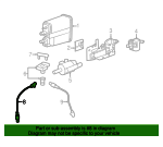 2013-2022 GM Heated Oxygen Sensor 12643707 GM | GMPartsDirect.com