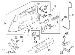 2018-2023 Volkswagen Under-Body Shield Clip 701-867-299-9B9 | VW Direct ...