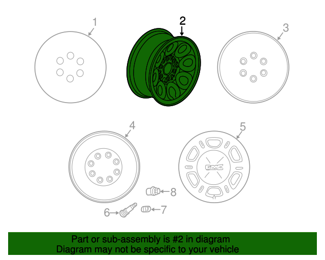 2005-2013 GM 17x7.5x31-Inch Chrome Wheel 09595249 | GMPartsDirect.com