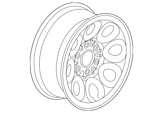 2005-2013 GM Wheel, Steel 9595249 | TascaParts.com
