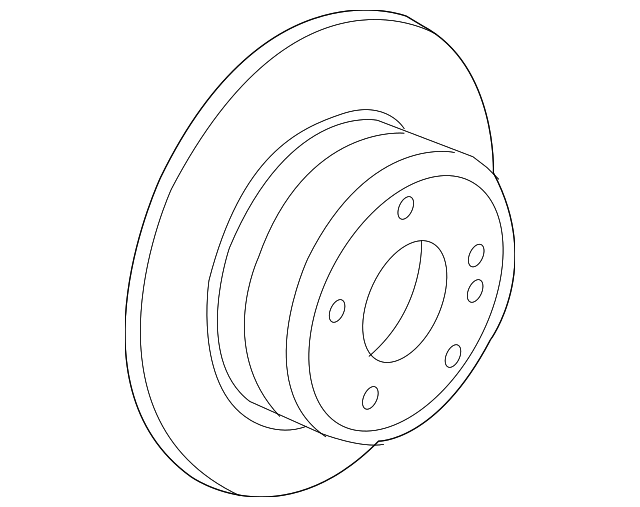 Genuine BMW 34-21-2-284-903 | Brake Rotor, Ventilated - Rear Left ...