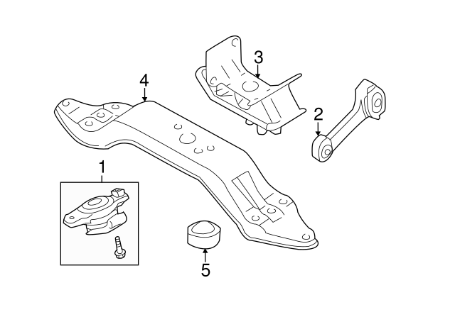 41022FJ010 - Front Mount - 2012-2018 Subaru | World OEM Parts Subaru