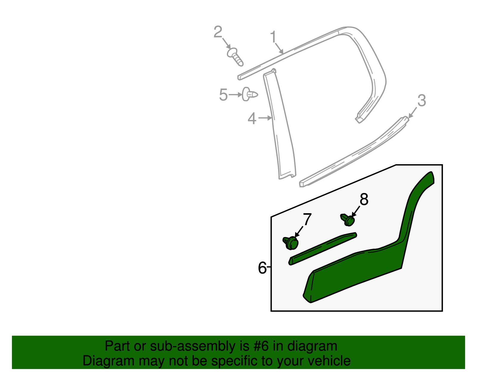 Molding 85617229 | GM Parts Center