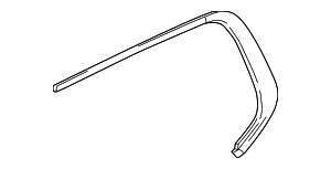 2017-2023 GMC Acadia Passenger Side Rear Door Window Upper Molding ...