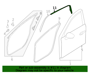 2019-2020 Mazda CX-5 OEM NEW Mazda Black Outer Tape Stripe No.3 Body ...