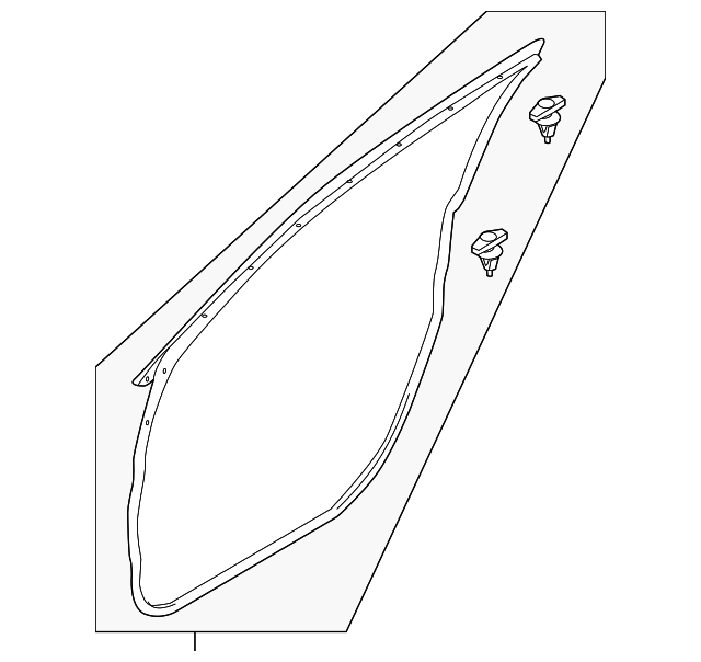 2017-2024 Mazda CX-5 Door Weather-Strip KB7W-58-760A | RealMazdaParts.com