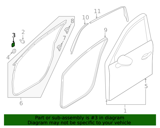 B45A-56-052 - Door Shell Hole Plug - 2014-2024 Mazda | Mazda Swag