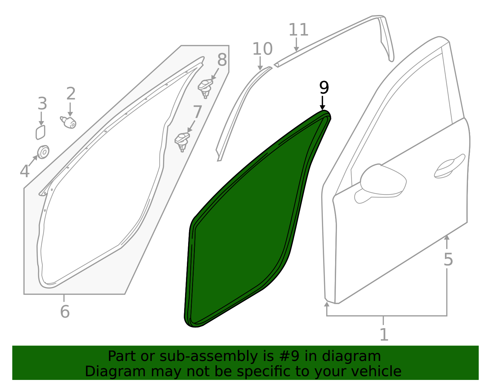 2017-2024 Mazda CX-5 | Weather-Strip On Body | KB7W-68-911C | Mazda ...