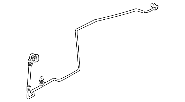 64538381544 - 2000-2006 BMW X5 Lower Press Hose (64-53-8-381-544) | BMW ...