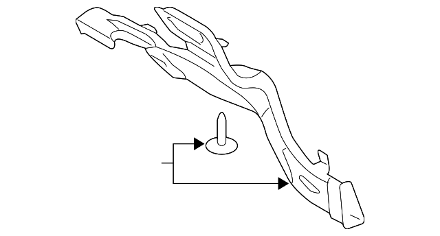 2007-2017 Lexus LS460 Upper Duct 62971-50040 | Express Lexus Parts