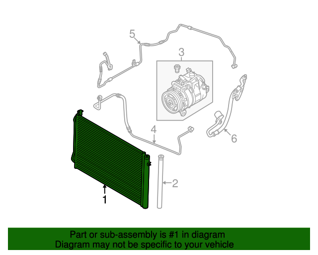 64-53-9-229-022 - A/C Condenser 2006-2016 BMW | AutoNationParts.com