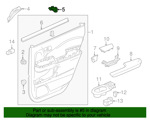 72458-TG7-A01 - Corner Molding 2016-2023 Honda | Honda Parts Online