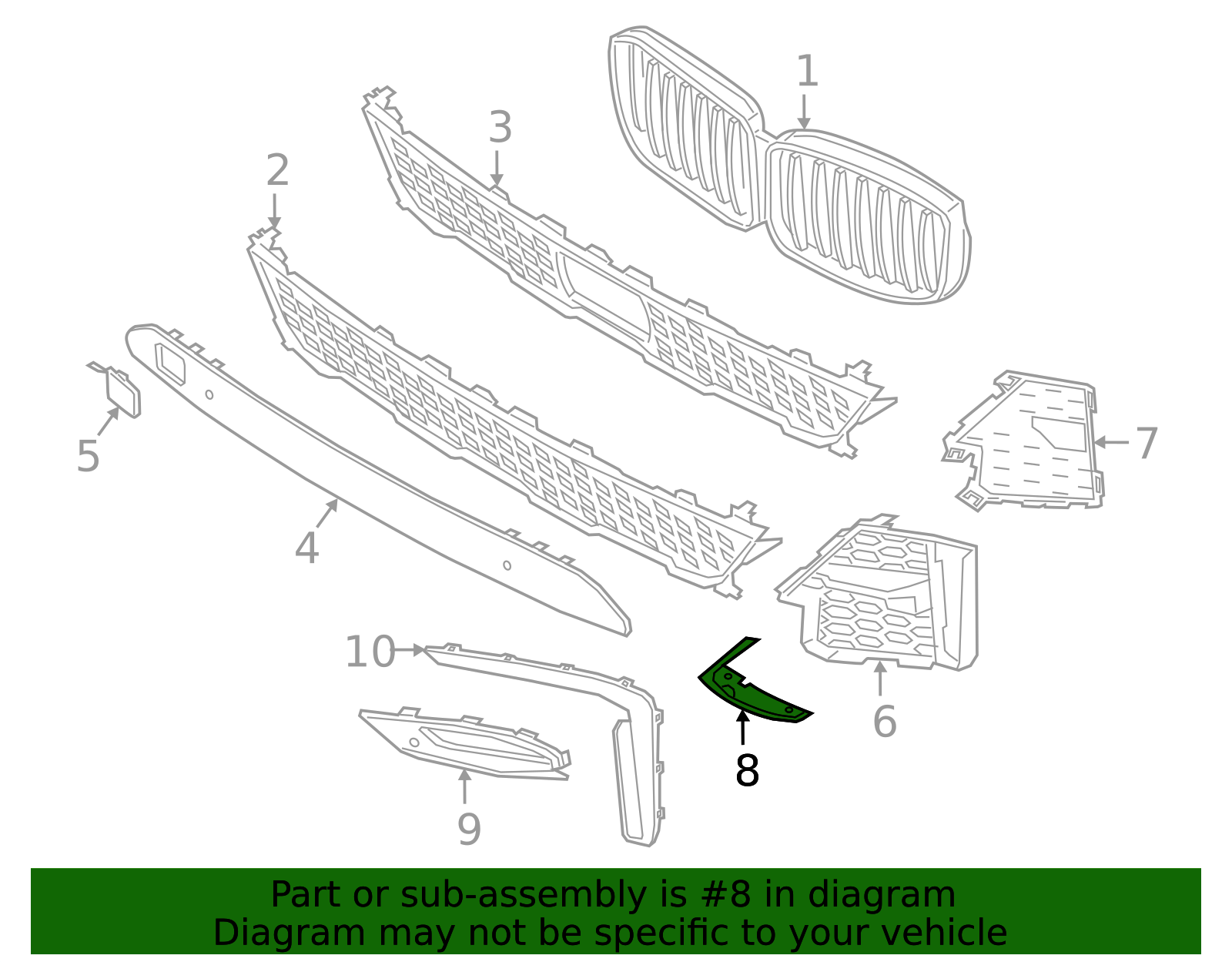 51118090087 - 2019-2022 BMW X7 Finish Molding (51-11-8-090-087) | BMW ...