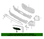 51118074259 - 2019-2021 BMW X7 Fog Lamp Bezel (51-11-8-074-259) | BMW ...