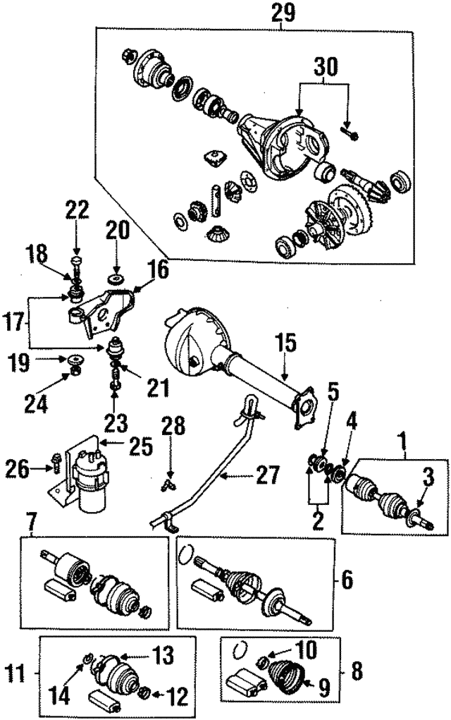 1987-2001 Isuzu Drive Shaft Snap Ring 9091800300 | Isuzu Parts Center