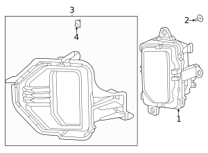 Genuine OEM Front Driver Side Fog Lamp Part# 84739475 Fits 2021-2022 ...