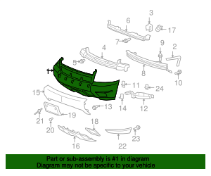 2007-2014 Chevrolet Front Bumper Cover 25830185 | Shop Matick Buick GMC