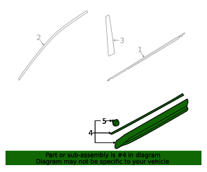 2019-2024 Subaru Forester Lower Molding 91112SJ220 | Subaru Parts Store